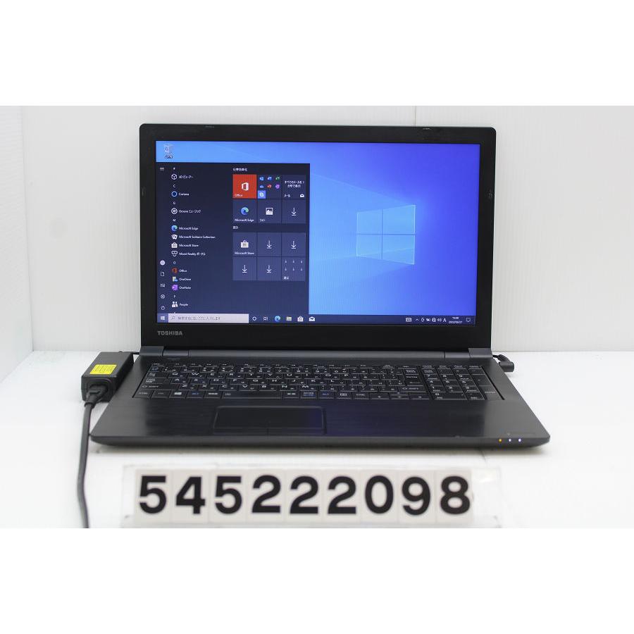ノートパソコン 東芝 dynabook B55/B Core i3 6100U 2.3GHz/8GB/128GB(SSD)/DVD/15.6W/FWXGA(1366x768)/Win10 ...