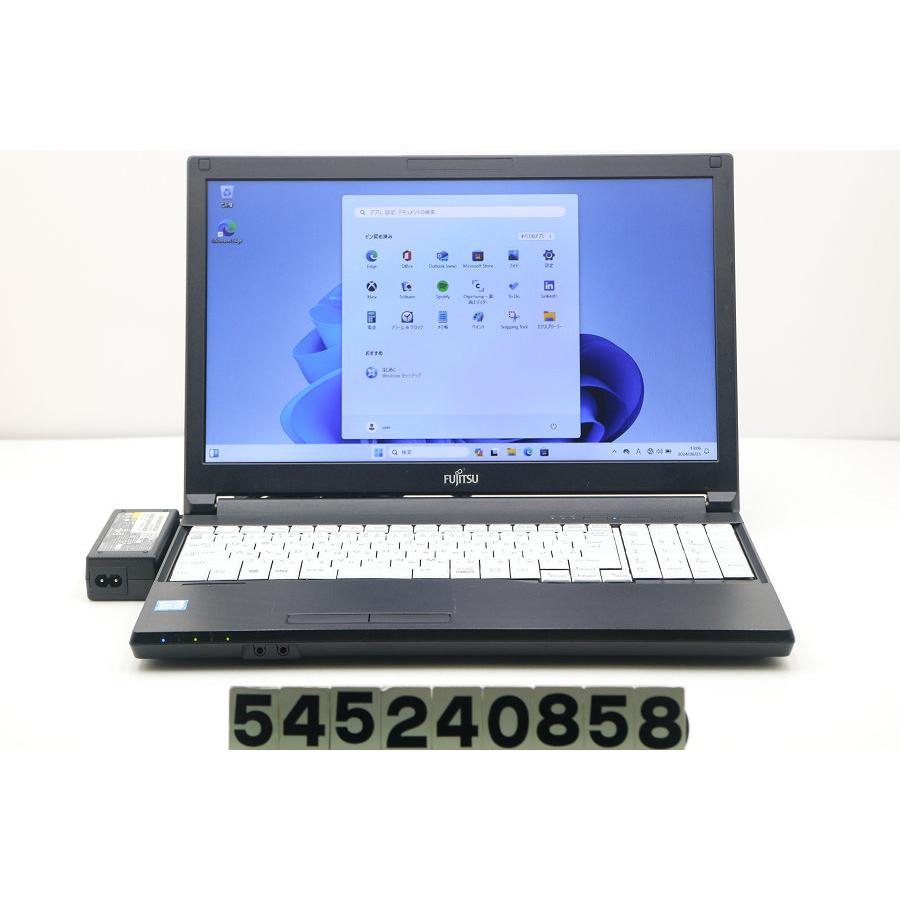 ノートパソコン 富士通 LIFEBOOK A579/B Core i5 8365U 1.6GHz/8GB/256GB(SSD)/DVD/15.6W/FWXGA(1366x768)/Win11 ...
