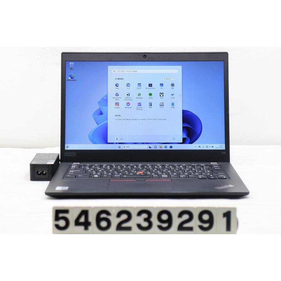 ノートパソコン Lenovo ThinKPad X13 Gen1 Core i5 10210U 1.6GHz/8GB/256GB(SSD)/13.3W/FWXGA(1366x768 ...