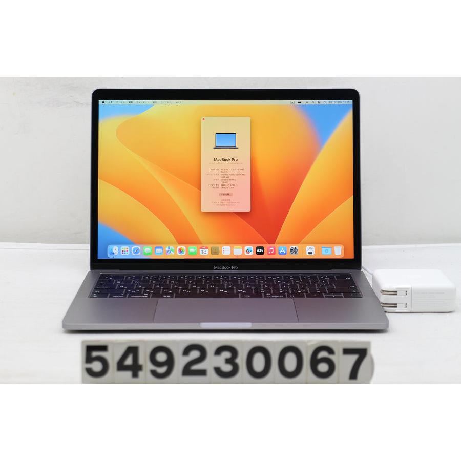 ノートパソコン Apple MacBook Pro A1989 2019 Core i7 8569U 2.8GHz/16GB/512GB(SSD)/13.3W/WQXGA(2560x1600 ...