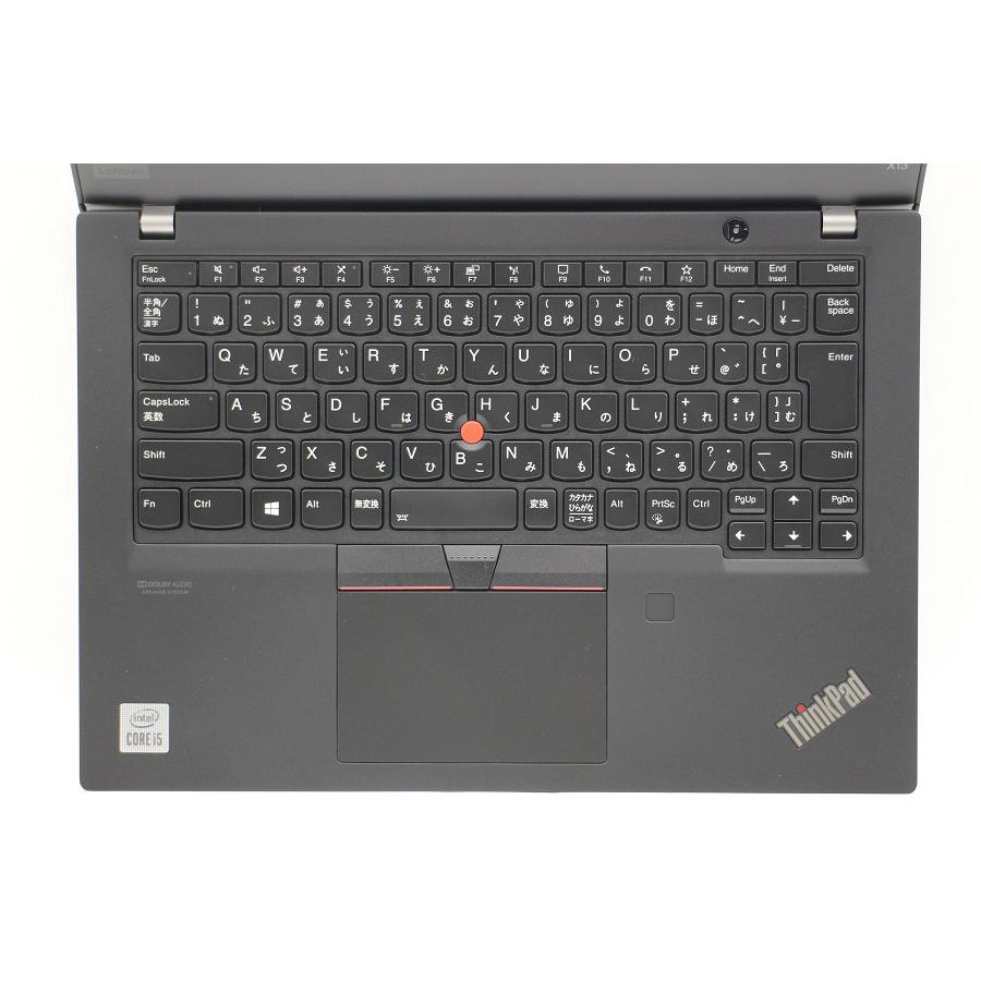 ノートパソコン Lenovo ThinkPad X13 Gen1 Core i5 10210U 1.6GHz/8GB/256GB(SSD)/13.3W/FHD(1920x1080) タッチ ...