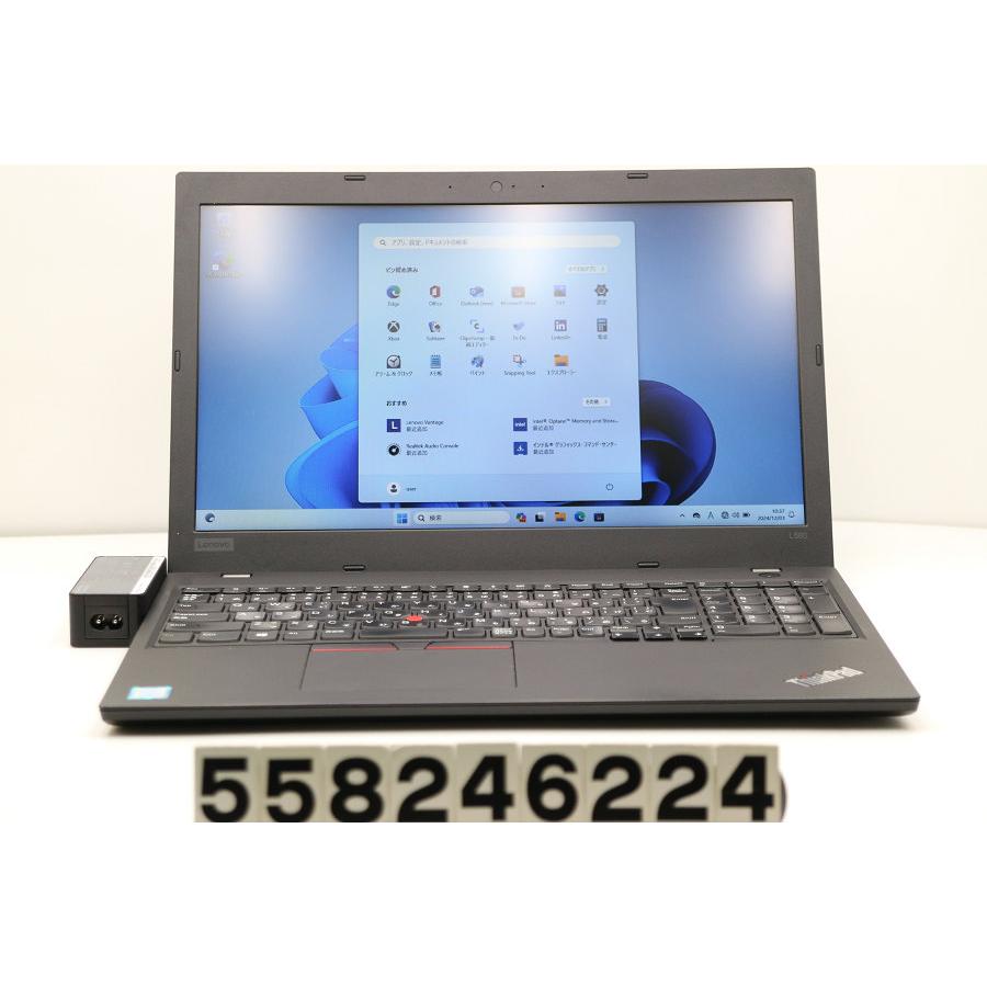 ノートパソコン Lenovo ThinkPad L580 Core i3 8130U 2.2GHz/12GB/256GB(SSD)/15.6W/FWXGA(1366x768)/Win11 ...