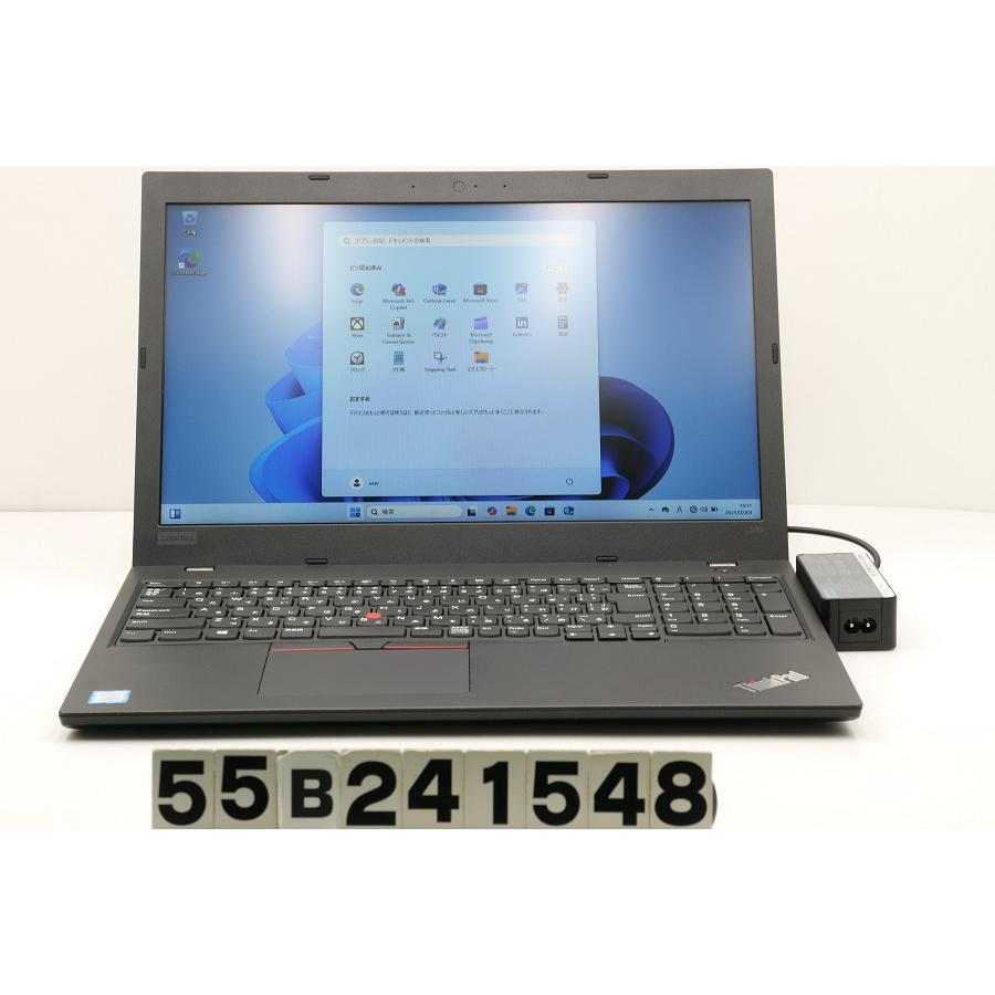 ノートパソコン Lenovo ThinkPad L580 Core i3 8130U 2.2GHz/8GB/256GB(SSD)/15.6W/FWXGA(1366x768)/Win11 ...