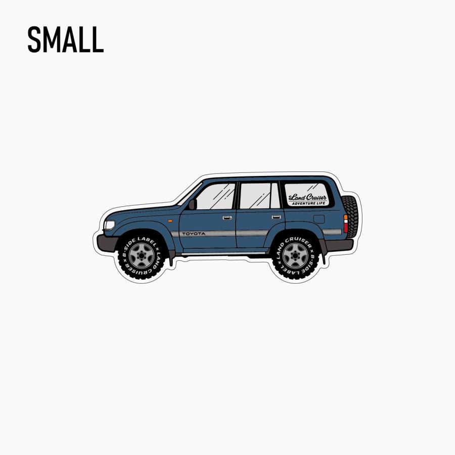 ランクルBASE × B-SIDE LABEL ステッカー LC80（小）ブルー : lcbs01-5033 : LAND CRUISER ...