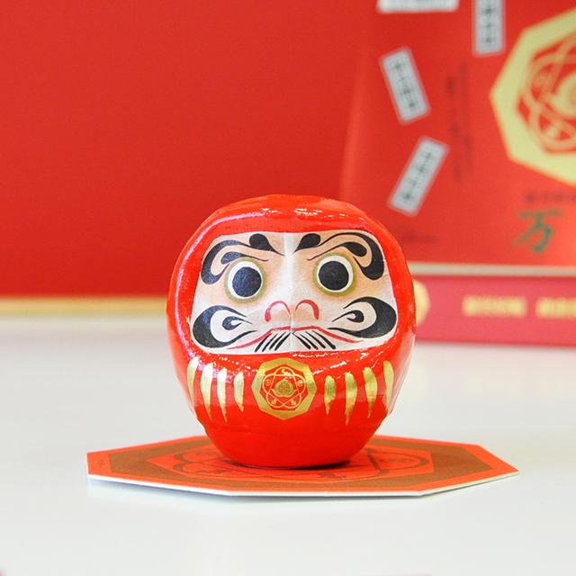 トーダン 万願だるまさん（豆：台座つき）1個 / 除災招福ごよみ KT-104 :KT-104:カレンダーのトーダン Yahoo!店 - 通販 - Yahoo!ショッピング