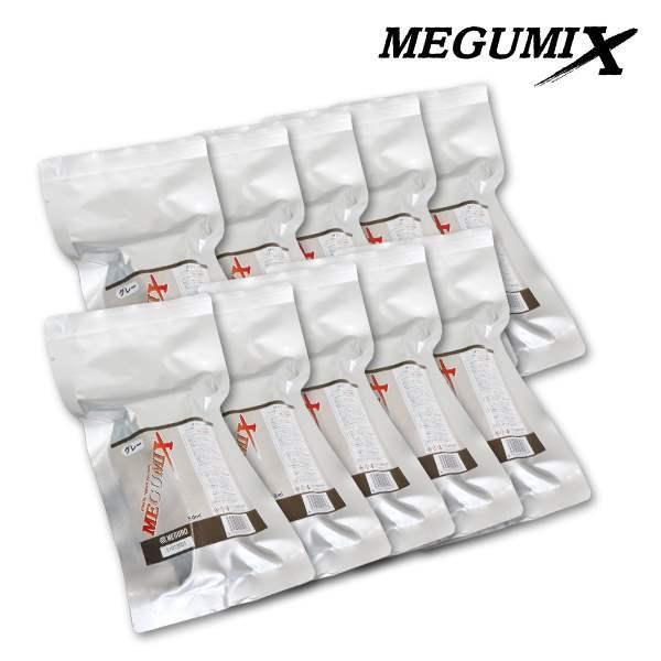 メグロ化学工業株式会社 MEGUMIX (メグミックス) メグミックス 補修材 グレー 強力万能成型接着剤 50ml 120286 10個 ...