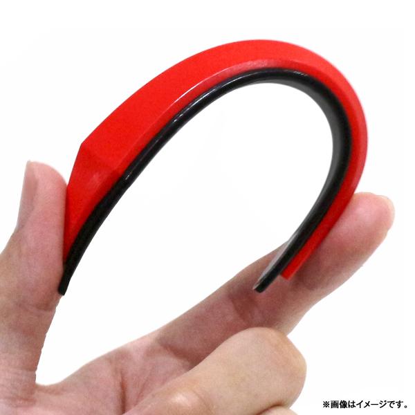 ミラー/ドアガード ボルテックスジェネレーター ゴムカナード ブラック カスタム シトロエン DSオート C3 C4 C5 S3 DS5 ...