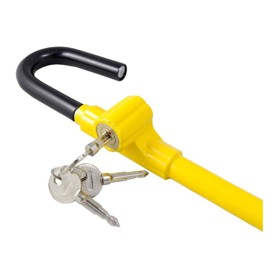 【アウトレット品】クラージュ(Courage) 取付簡単 車用 盗難防止 ブレーキペダル&ハンドルロック 特殊鍵 スチール製 イエロー KS-101 : Team-ascent Yahoo!店 ...
