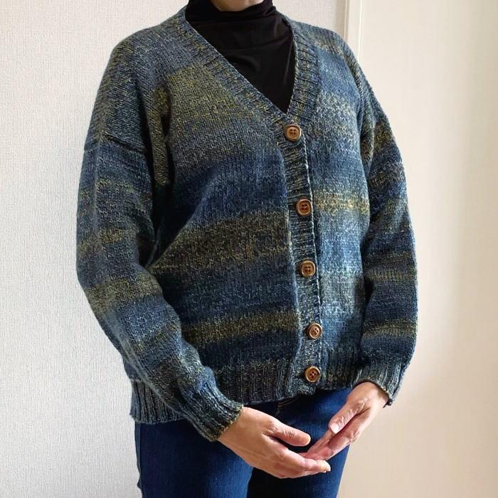 RichMore 毛糸 パーセントバリエーションで編むカーディガン セット 無料編み図 編み物キット : 毛糸専門店 手編みオーエン屋 - 通販 - Yahoo!ショッピング