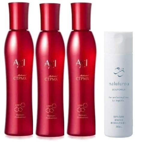 発毛促進 抜毛予防 育毛 薬用 クオレ AXI サイトプライン MX 200ml3本+ ナルフロウ スカルプチャーガ シャンプー 200ml set : ティアドロップヤフー店 - 通販 ...