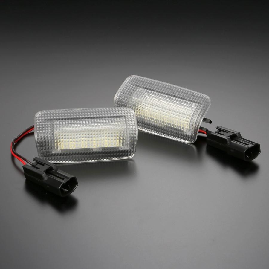 LED カーテシランプ トヨタ レクサス 汎用 赤点滅 ホワイト/レッド 2色発光 81230-48020 81230-30200 互換品 ...