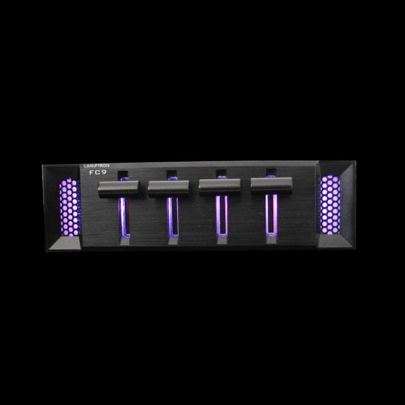LAMPTRON Fan Controller FC9 5インチベイ 4ch ファンコントローラー スライダー式 LEDライト内蔵 : Techace - 通販 - Yahoo!ショッピング