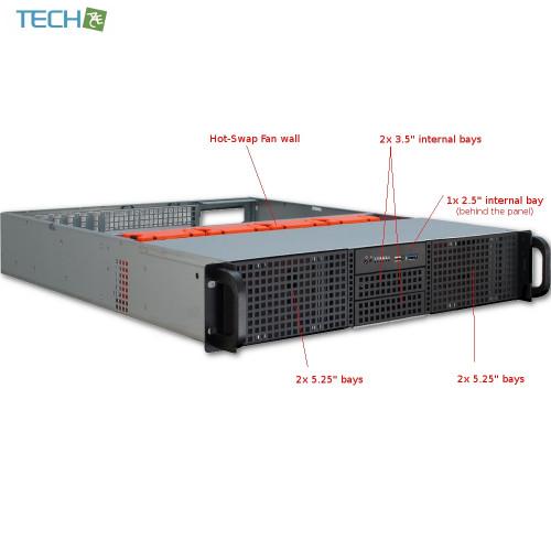 TGC-F2-650 2U 19インチ Mini ITX mATX μATX ATX E-ATX 2U電源 PCケース サーバー シャーシ ...