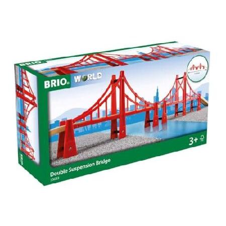 BRIO（ブリオ） BRIO World - 33683 Double Suspension Bridge | Toy Train Set ...