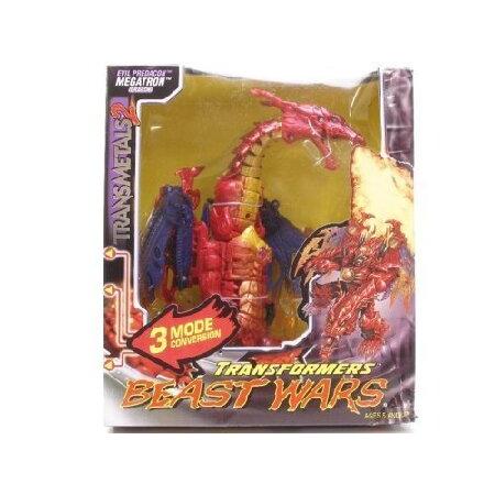 Hasbro Transformers Beast Wars Evil Predacon Megatron Dragon Action ...
