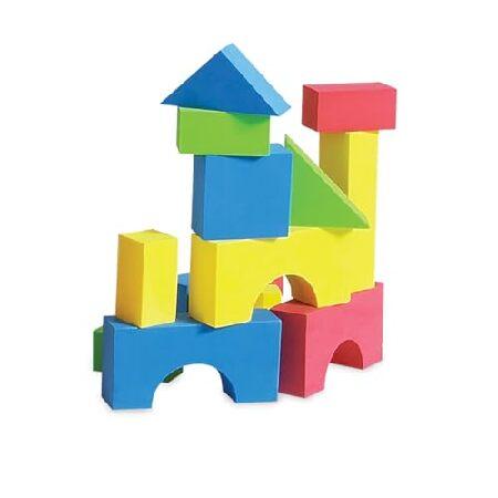 Edushape Color Soft Baby Blocks for Toddlers 1-3, 80 Pieces Regular ...