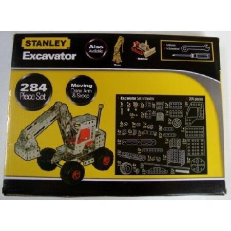 Stanley Construct ＆ Play Excavator 284 Piece Set : テクノランチャー - 通販 ...