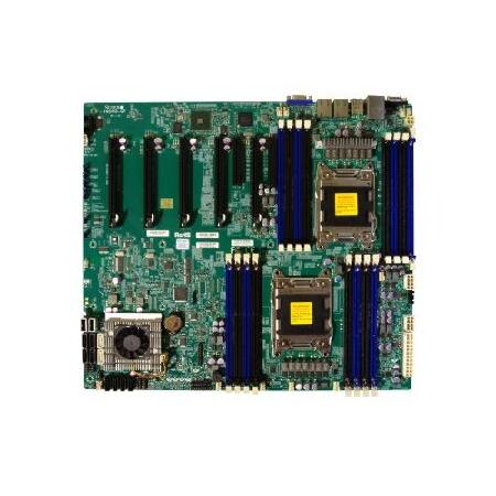 Supermicro MBD-X9DRG-QF デュアルソケット R(LGA 2011) SATA2 SATA3ポート デュアルポート GbE ...