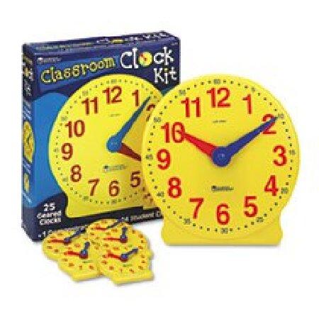 Classroom Clock Kit, Learning Clock, for Grades Pre-K-4, Sold as 1 Set ...