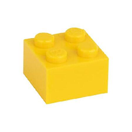 Q-Bricks 500 Piece 2x2 Building Bricks Loose Pack, Yellow : テクノランチャー ...