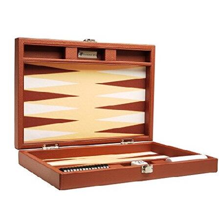 13-inch Premium Backgammon Set - Travel Size Desert Brown Board : テクノランチャー - 通販 - Yahoo!ショッピング