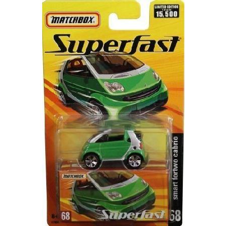 2005 Matchbox Superfast Smart Fortwo Cabrio Green/Silver #68 by ...