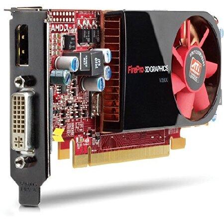 AMD ATI FirePro V3800 512MB DVI/DisplayPort PCI-Express ワークステーション ロープロファイルビデオカード HP 608886-001 ...