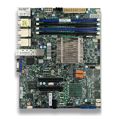 Supermicro X10SDV-TP8F サーバーマザーボード - Intel チップセット Socket BGA-1667 Xeon D ...