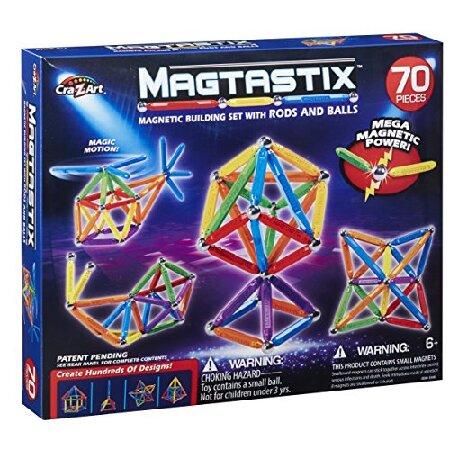 Cra-Z-Art Magtastix Rods ＆ Balls Building Kit (70Piece) : テクノランチャー - 通販 ...