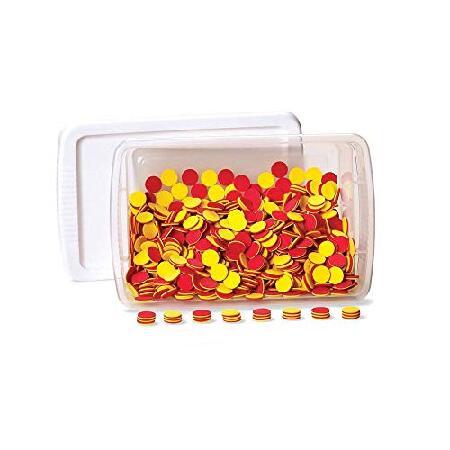 hand2mind Plastic Two-Color Counters, Red and Yellow Counting ...