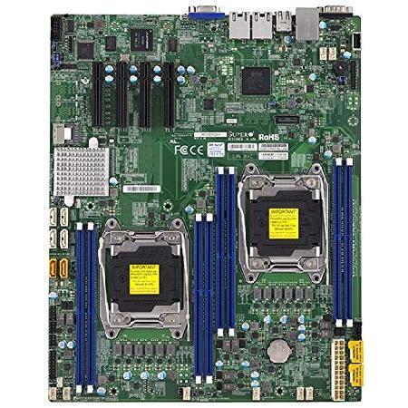 Supermicro Dual LGA2011、Intel C612、DDR4、SATA3、V ＆ 2GbE、EATXサーバーマザーボード ...