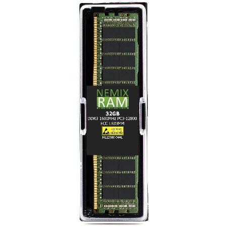 NEMIX RAM 32GB (1X32GB) DDR3 1600MHZ PC3L-12800 4Rx4 1.35V 240-PIN ECC ...