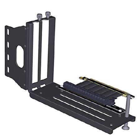JMT Graphics ビデオカード 垂直ブラケット PCIe 3.0 x16 PCI-E Express 延長ケーブル ATX PC ...