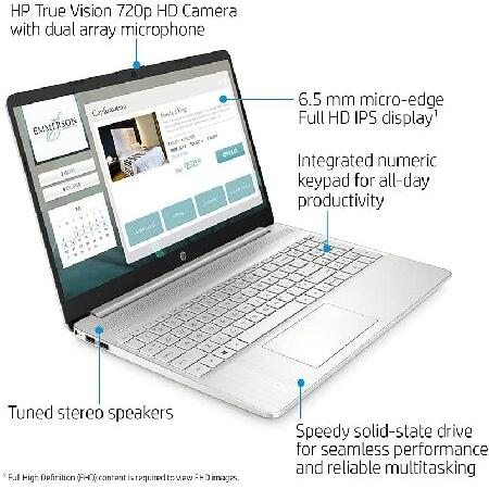 エイチピー HP Newest 15 Laptop,15.6’’ FHD (1920 x 1080) Display, AMD Athlon Silver 3050U Processor ...