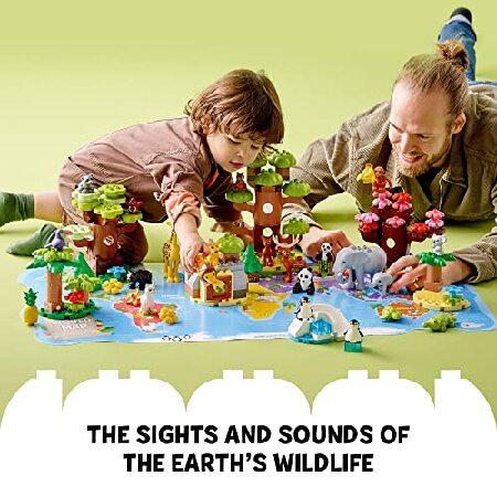 LEGO（レゴ） LEGO DUPLO Wild Animals of The World Building Set, Includes ...