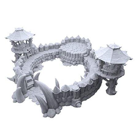 Orc Arena - Miniature Terrain Set - 28mm Scale Scenery - Tabletop ...
