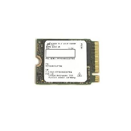 Micron SSD 512GB M.2 2230 30mm NVMe PCIe Gen3 x4 MTFDHBK512TDW 2300V ソリッドステートドライブ Steam Deck ...