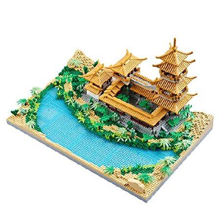 Chinese Architecture Mini Bricks Building Blocks Crescent Moon Spring ...