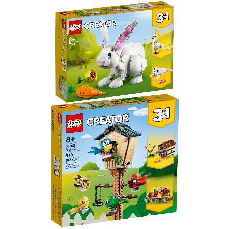 LEGO レゴ Lego Creator Set of 2: 31143 Bird Feeder ＆ 31133 White Rabbit ...