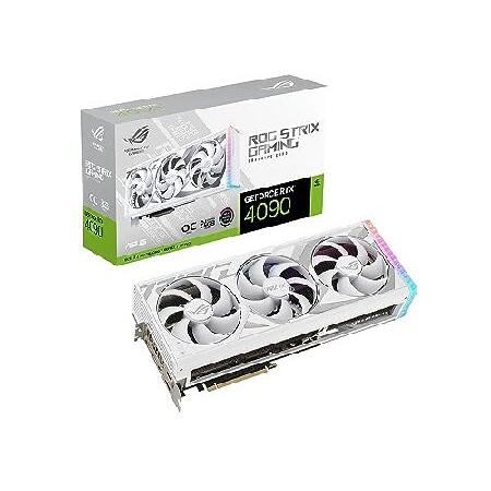 ASUS ROG Strix GeForce RTX(TM) 4090 ホワイト OC Edition ゲーミンググラフィックカード ...