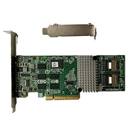 LSI MegaRAID コントローラーカード 9261-8i 8ポート PCI E 6Gb/s SATA/SAS RAID 拡張カード ...