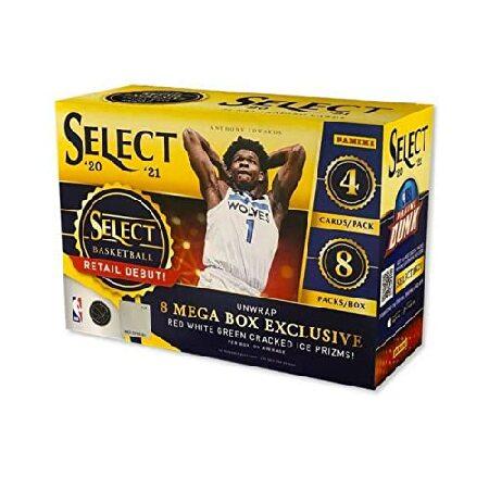 2020-21 Panini Select Basketball Mega Box (Red, White, Green Cracked ...