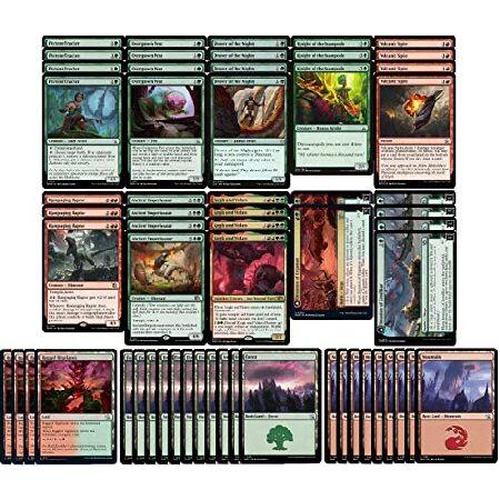 Elite Gruul Dinosaur Deck - Red Green Modern Legal Custom Built Magic ...