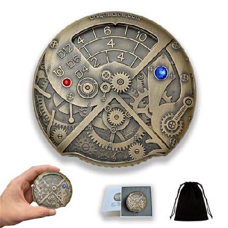 Unique Dice Roulette Metal Set Mechanical Spinner DND Roller D＆D Dice ...