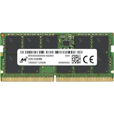 Micron - DDR5 Module 32 GB SO DIMM 262-PIN 4800 MHz / PC5-38400 CL40-1. ...