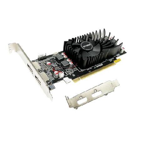 QTHREE AMD Radeon R7 240 2GB グラフィックスカード デュアルHDMI GDDR5 128ビット ロープロファイルビデオカード PCゲーム用 コンピュータGPU ...