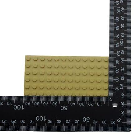 Classic Grey Plates Bulk, Dark Gray Plate 6x12, Building Flat 50 Piece ...
