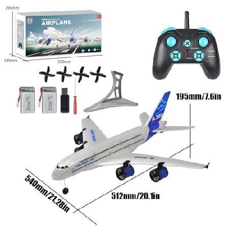 FANXMF RC Airbus 747 A380 2.4G Remote Control Electric Plane Four Motor ...