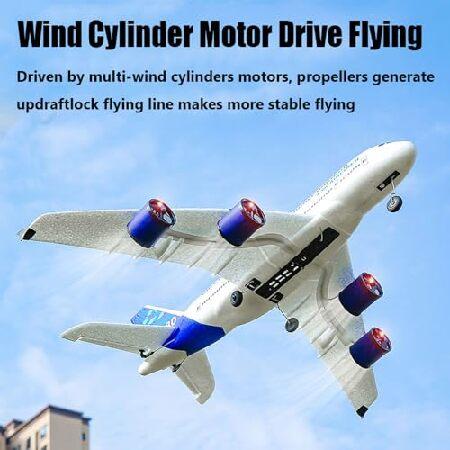 FANXMF RC Airbus 747 A380 2.4G Remote Control Electric Plane Four Motor ...