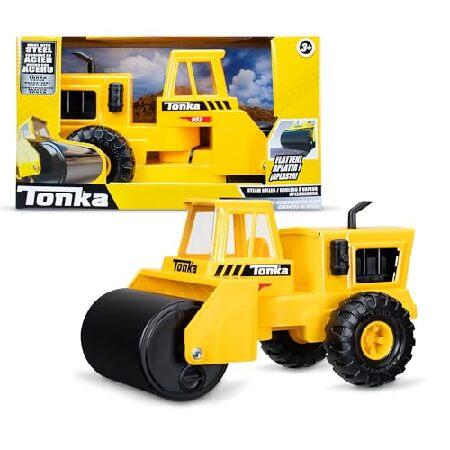 Basic Fun Tonka Steel Road Roller, Made of Real and Durable Steel ...